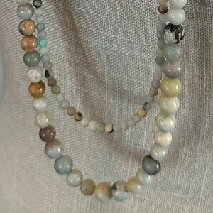 Vintage | Jewelry | Vintage Stone And Chain Artisan Necklace | Poshmark